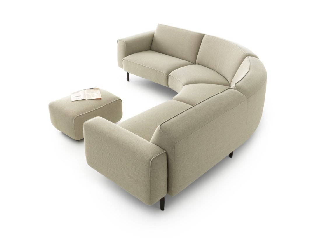 Ronde hoekbank Melloo van Pode - Stelling Wonen Wormerveer